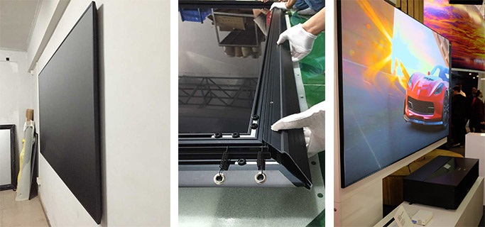 Black Diamond Screen, Anti-llight Projection Sceen, shor throw ...