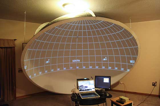 Immersive 360° projection dome 4 meter diameter , Dome Screen for ...