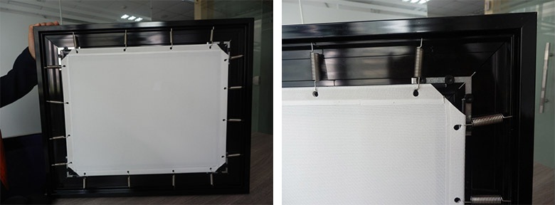 Full HD Fixed Frame Projection Screen Wall Mount Projector Screen For ...