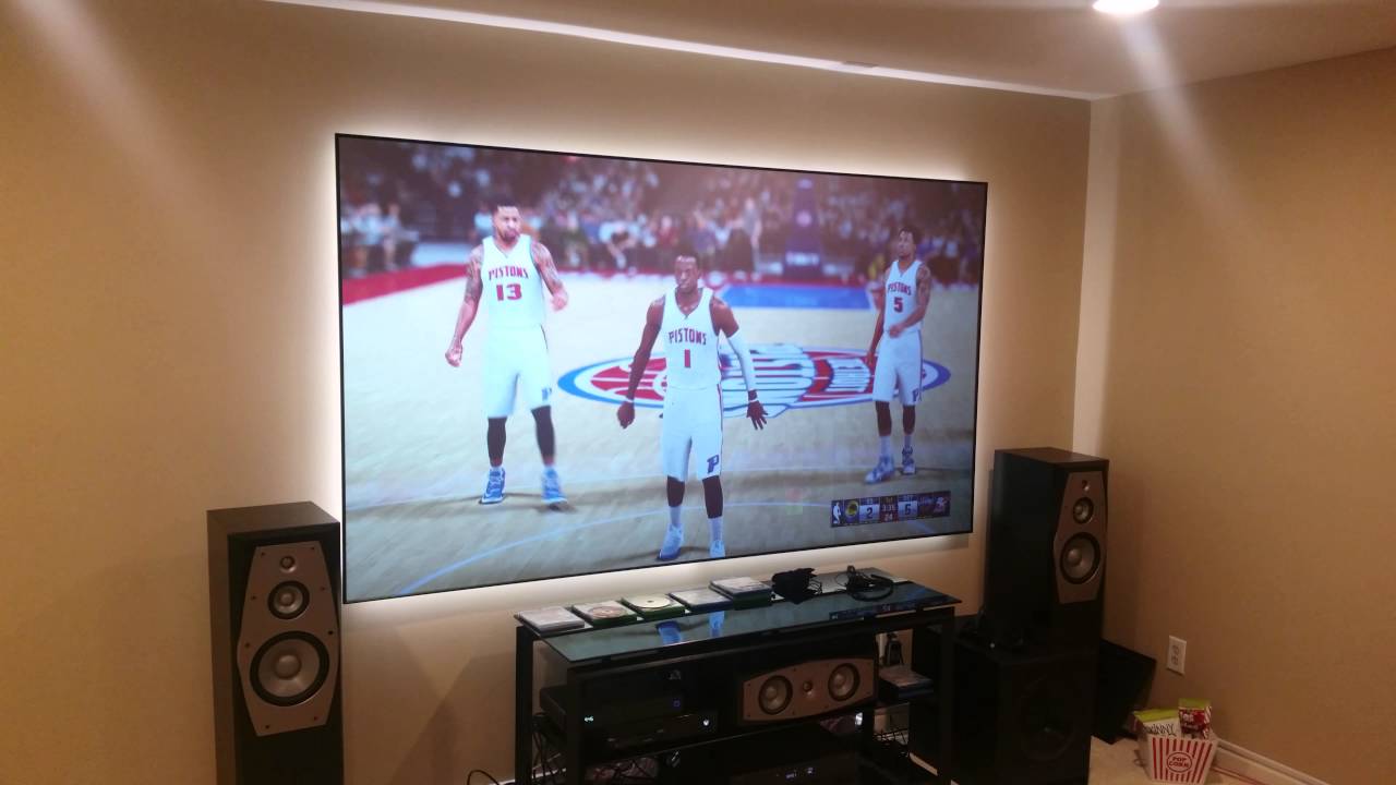 Black Diamond Screen, Anti-llight Projection Sceen, shor throw ...