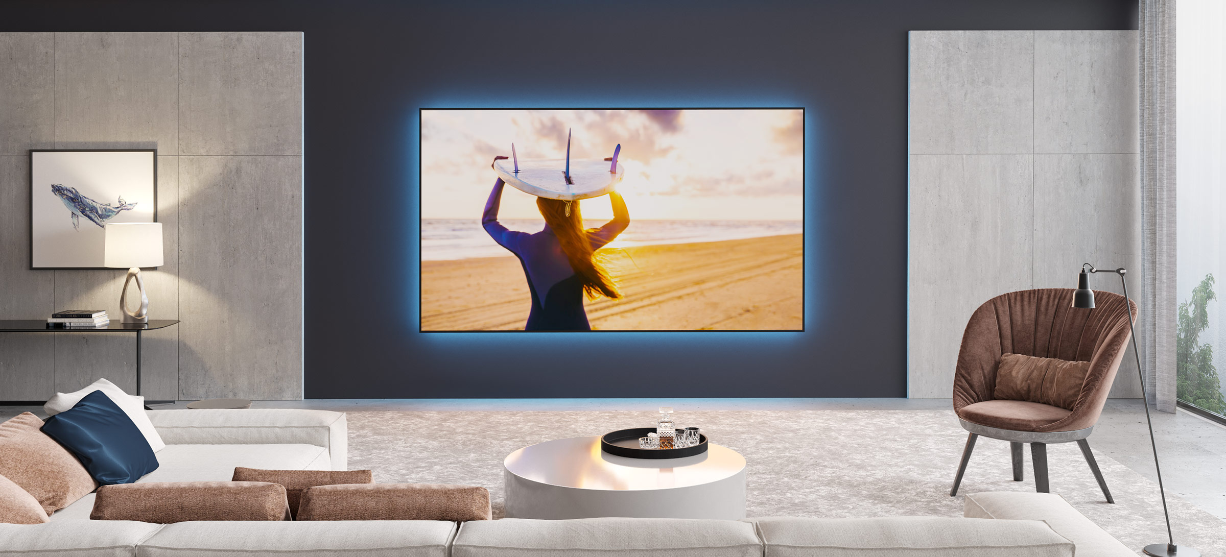 Black Diamond Screen, Anti-llight Projection Sceen, shor throw ...