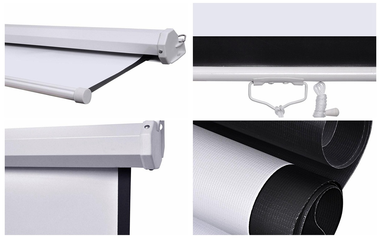 Manual Wall Projection Screen Pull Down Projector Screen - Shenzhen ...