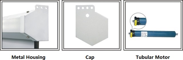 Large 400 Inch Motorized Electric Projector Screen With Remote ...