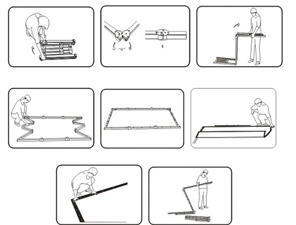 350'' Movie Screen fast fold projection screen front projection rear ...