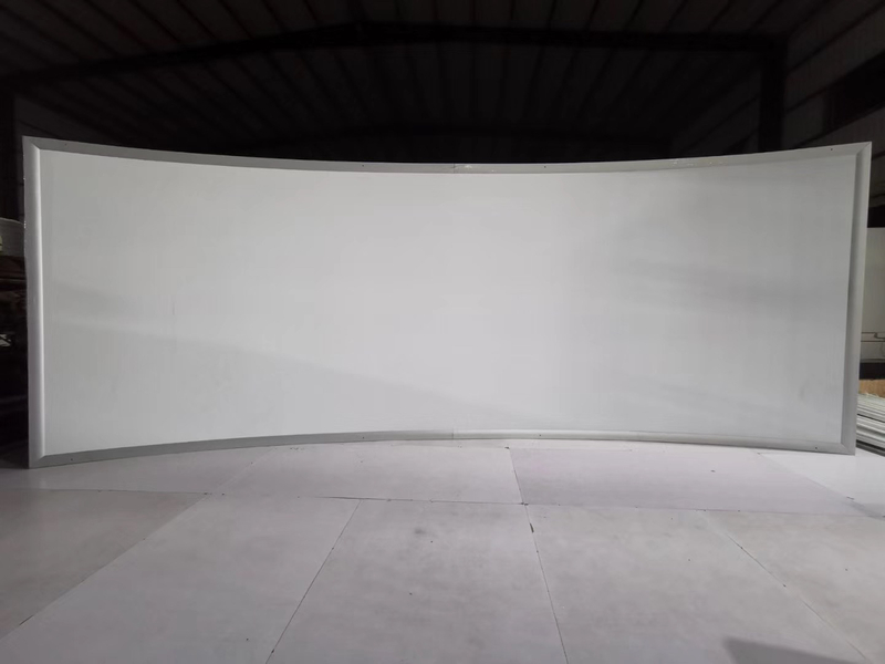 4K Wall Mount Projection Screen Curved Projector Screen For Home Cinema ...