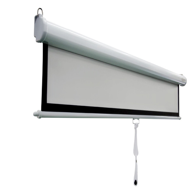 120''*120‘’ Manual Projection screen -Rollup or pull down projection ...